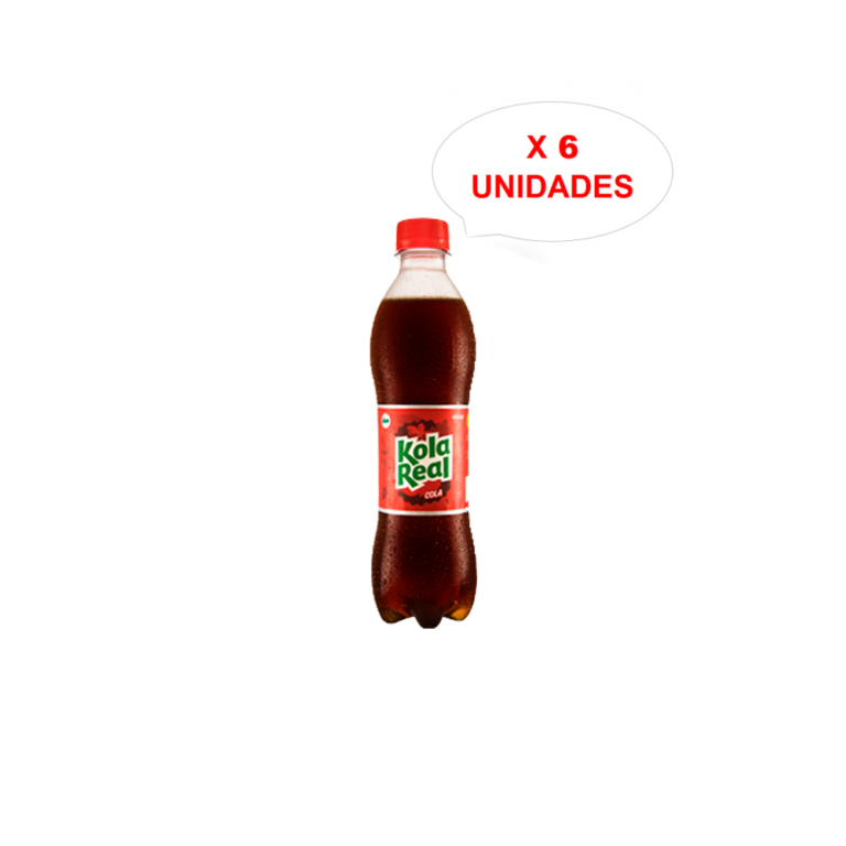 Refresco Gaseado de Cola KOLA REAL 6 x 400ml - Rey Envíos